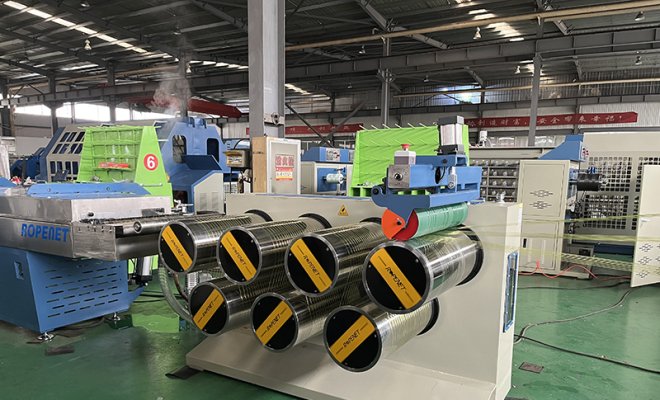 PP HDPE Monofilament yarn extruder with reel winder - Shandong Rope Net ...